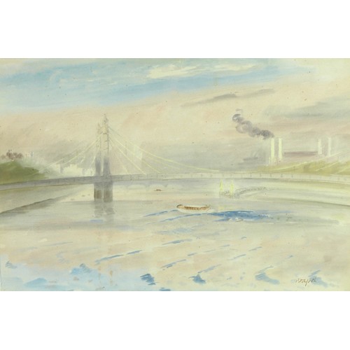 Roland Vivian Pitchforth (British, 1895-1982): a watercolour... | Barnebys