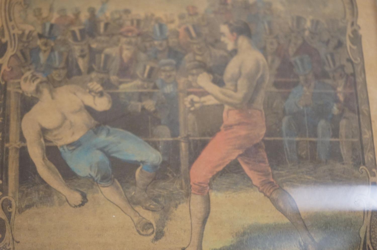 Boxing Interest - Original Early 20th century Print of famous fighters ...
