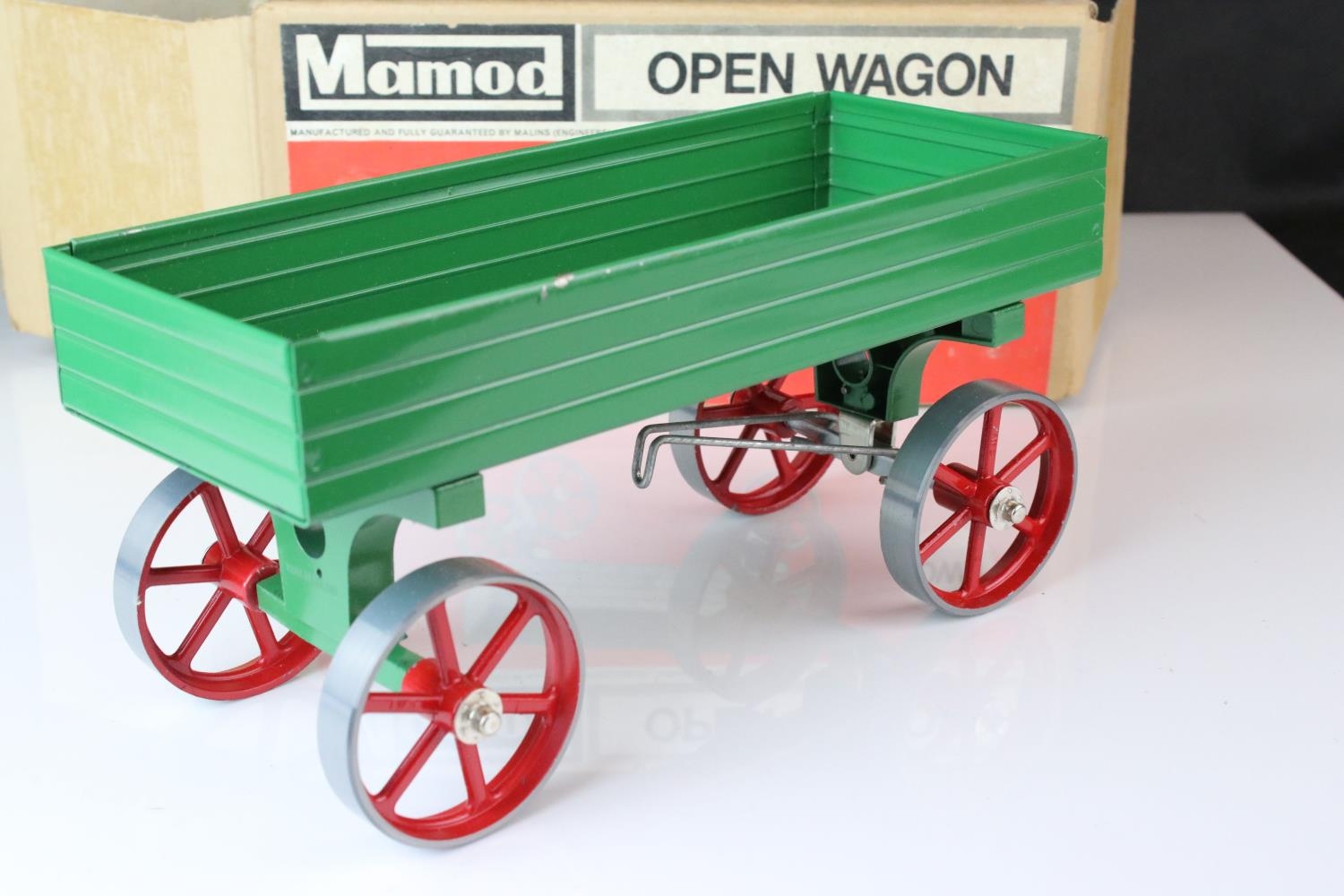 Boxed Mamod OW1 Open Wagon in excellent condition with vg box