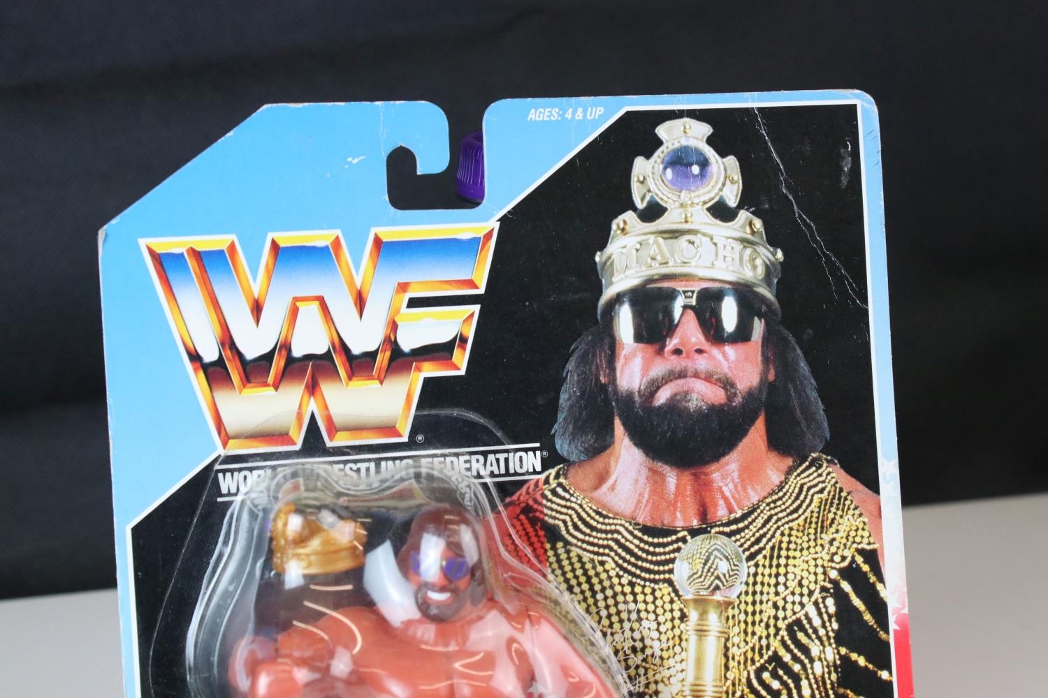 WWF Wrestling - Original carded Hasbro WWF Macho King Randy Savage ...