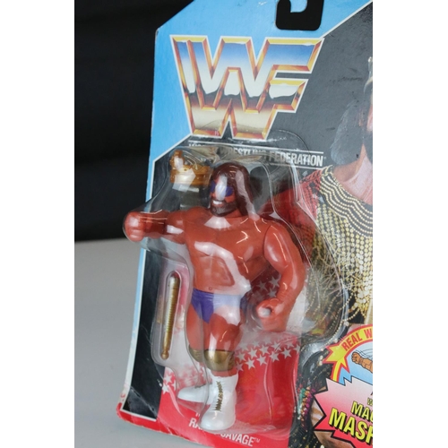 WWF Wrestling - Original carded Hasbro WWF Macho King Randy Savage ...