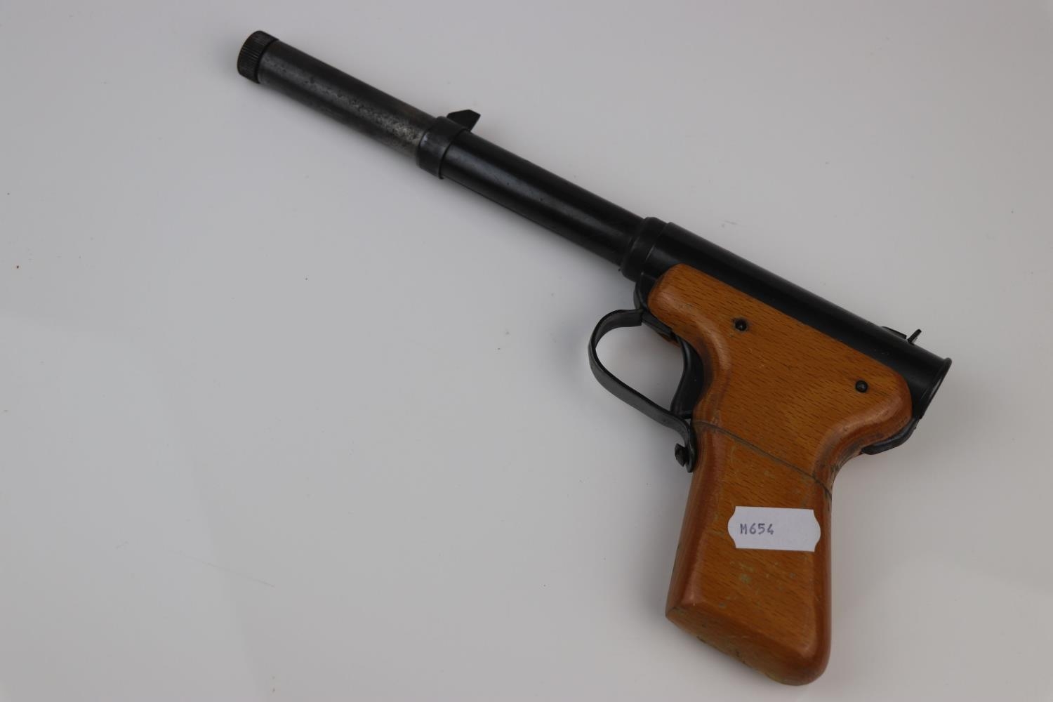 A Vintage British Made Diana Mod.2 Air Pistol.
