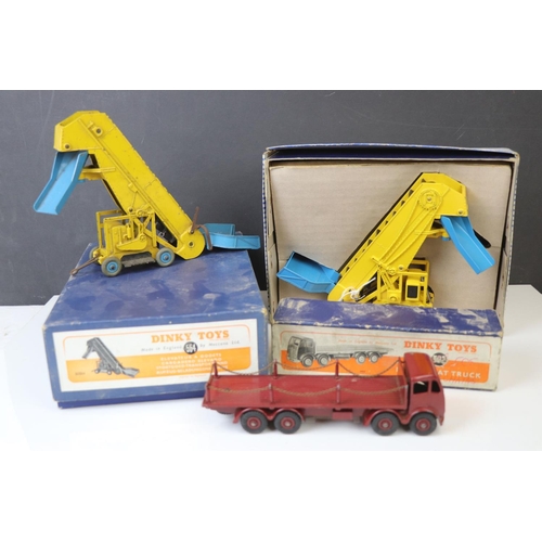 Two boxed Dinky 564 Elevator Loader diecast models, variant ... | Barnebys
