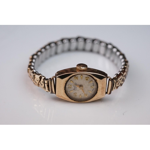 Bentima Star 9ct gold ladies Swiss watch | Barnebys