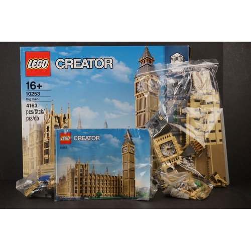 Lego - Boxed 10253 Big Ben Creator Expert set, part built, w... | Barnebys