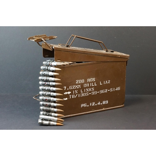 A British Military 7.62mm Ammunition Box Complete With Drill... | Barnebys