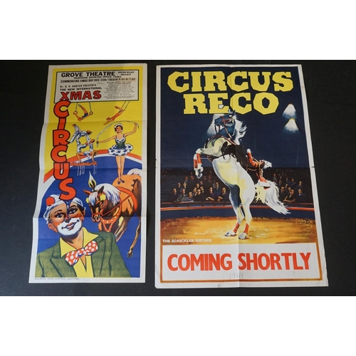 Two original vintage Circus advertising posters, circa 1960s... | Barnebys