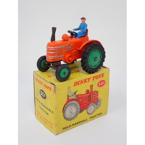 A rare boxed Dinky Toys No.301 Field Marshall Tractor with g... | Barnebys