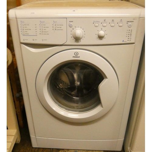 An Indesit A-class IWB5113 washing machine
