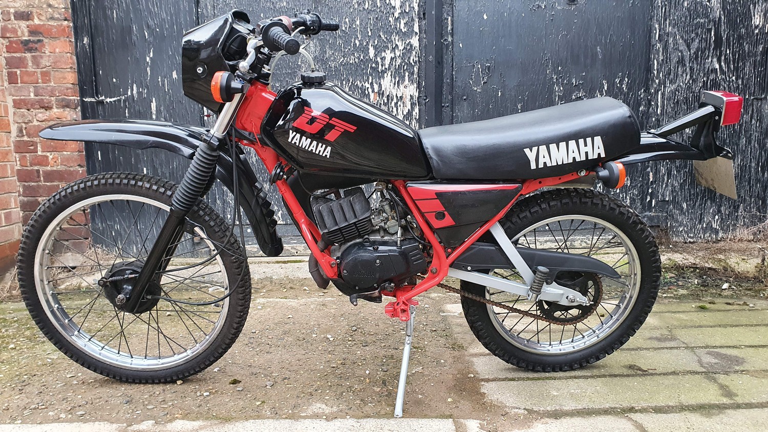 1982 Yamaha DT 50 MX, 49cc. Registration number BTT 647Y. Frame number ...