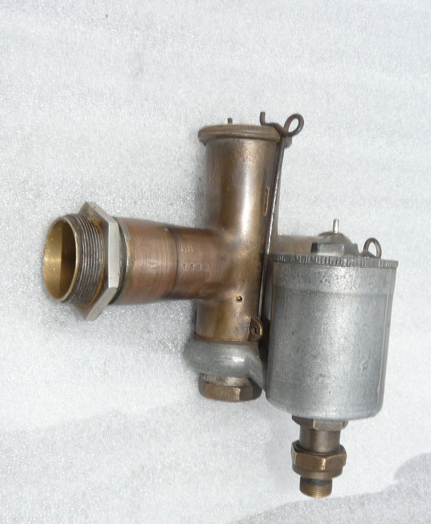 A Binks carburettor, c.1926/27, fits a 500 cc OHV AJS G8-H8 by screwing ...