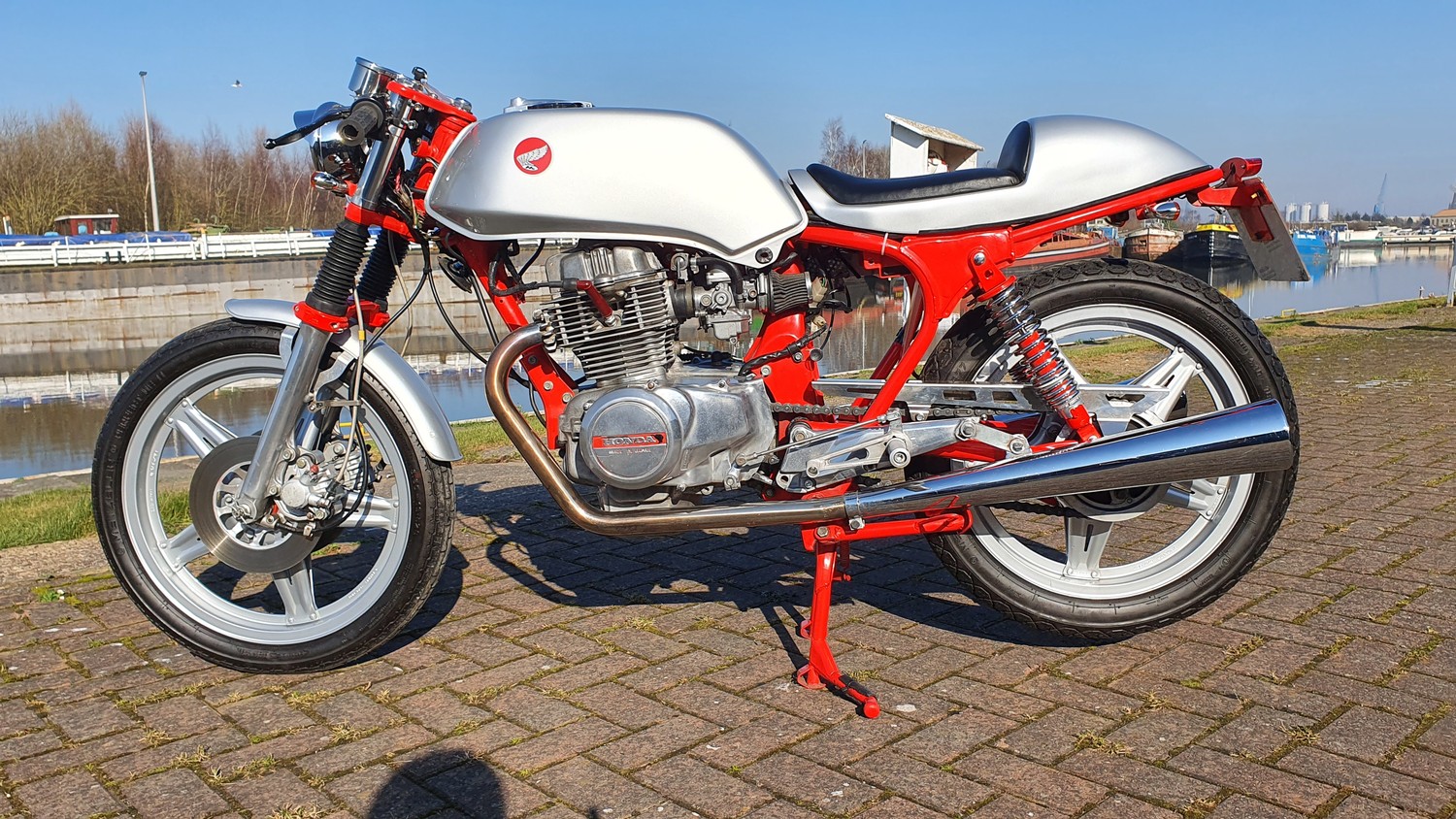 1979 Honda CB400N Super Dream cafe racer, 396 cc. Registration number ...