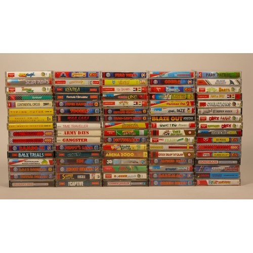 Collection of eighty Commodore 64 boxed cassette games with ... | Barnebys