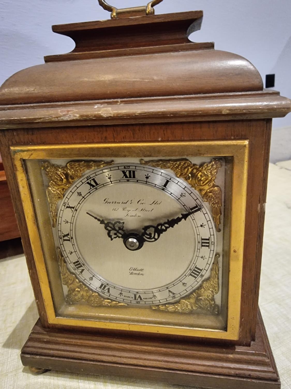 A collection of mantle clocks including an Elliott of London for ...