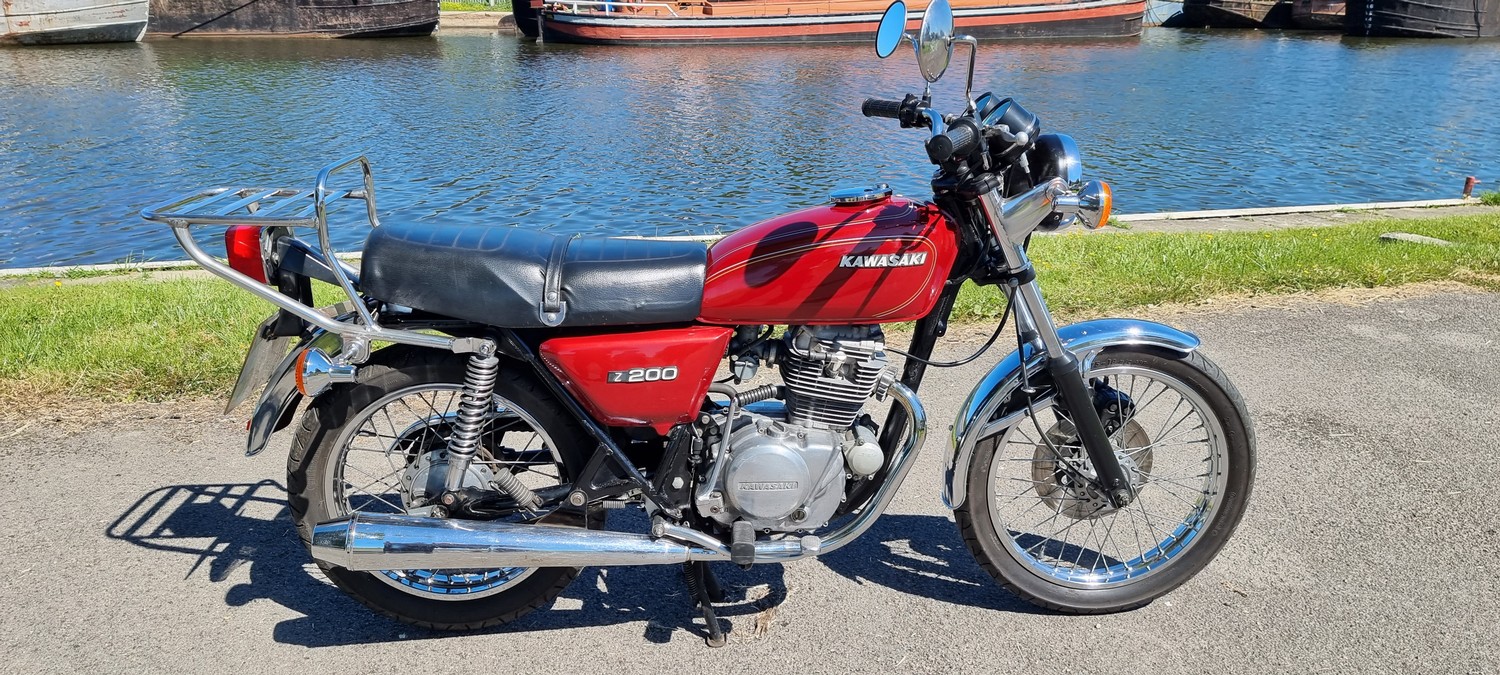 1978 Kawasaki Z200, 198cc. Registration number XCF 992T. Frame number ...