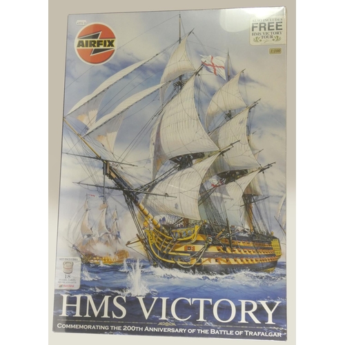 Airfix HMS Victory Set 1/100 Scale Model Kit, released to co... | Barnebys