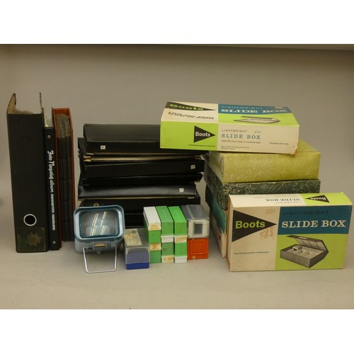 A collection of 35mm slide holders, 35mm film storage folder... | Barnebys