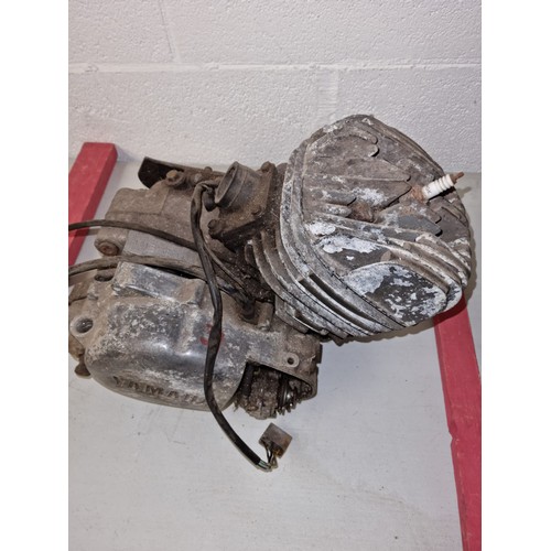 A Yamaha DT 175 engine 1G1