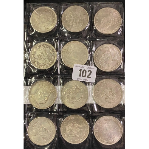 Large selection of solid silver coins