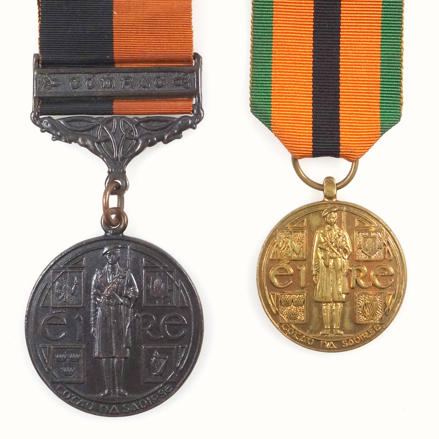 An important pair of Irish War of Independence medals. Cogad Na Saoirse ...