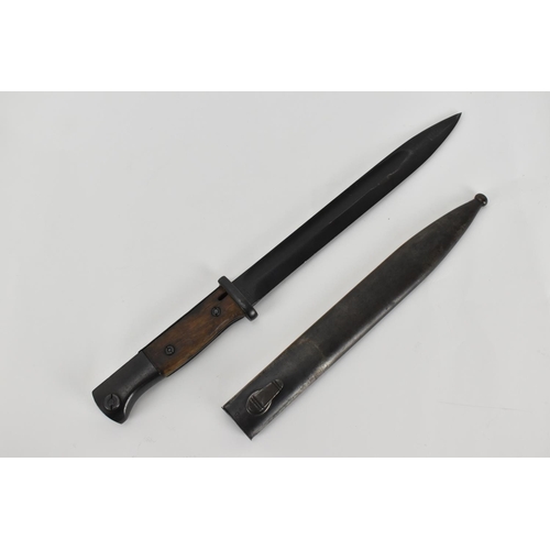 A Horster WWII German knife bayonet, blade blued and stamped... | Barnebys