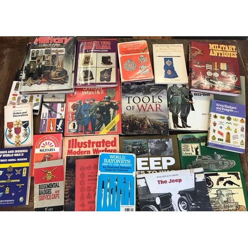 Military books (23) including guides & reference books Army Badges ...