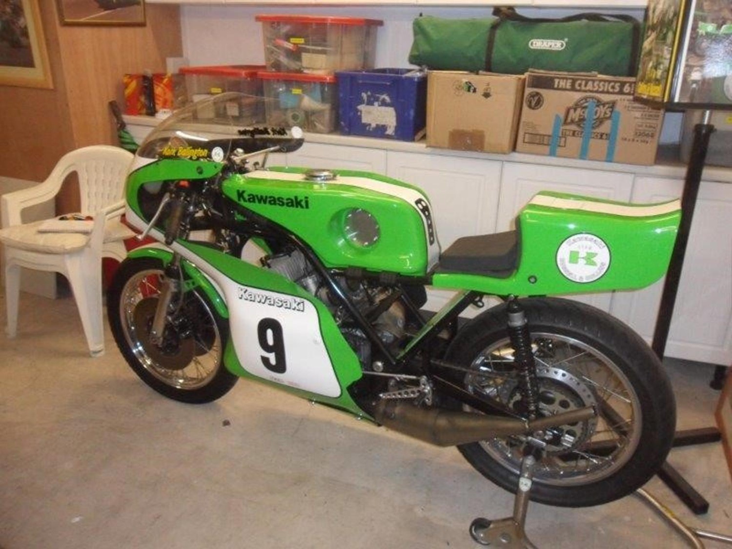 A 1972/3 Kawasaki H2R Frame number none (new frame) Engine number H2E ...