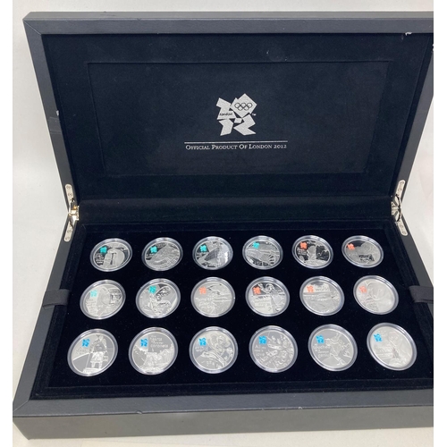 A Royal Mint Celebration of Britain silver proof coin collection set, boxed
