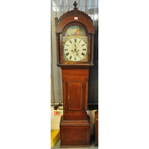19th Century Welsh mahogany 8 day longcase clock marked Jose... | Barnebys