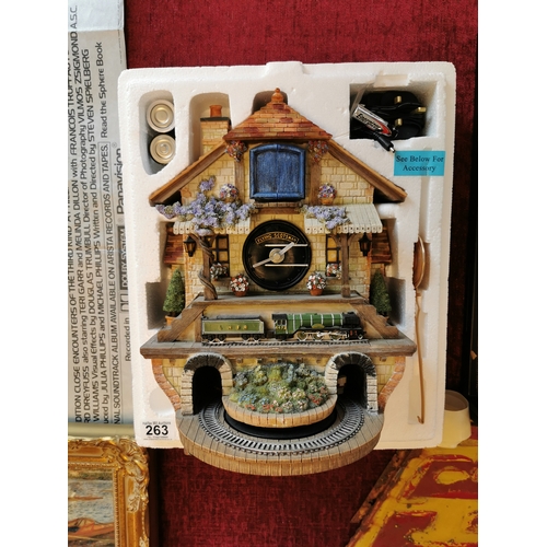 Bradford Exchange Flying Scotsman Railway Cuckoo Clock