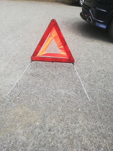Mercedes benz warning triangle. This one came from an c-class Mercedes ...