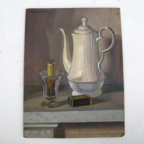 Arnold Auerbach (1898 - 1979), oil on board, still life, 197... | Barnebys
