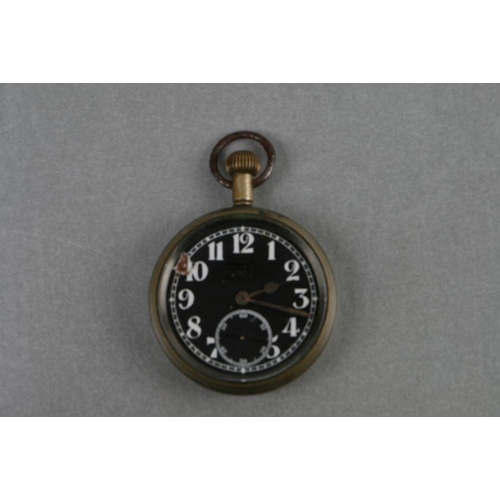 A WWI Royal Flying Corps (RFC) cockpit pocket watch, the bla... | Barnebys