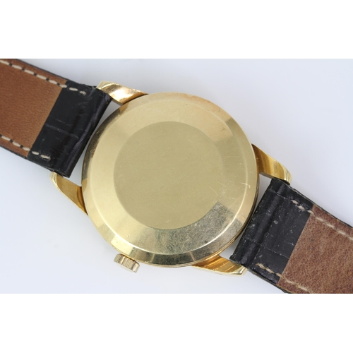 VINTAGE 18CT OMEGA SEAMASTER AUTOMATIC, cream circular dial, Arabic ...