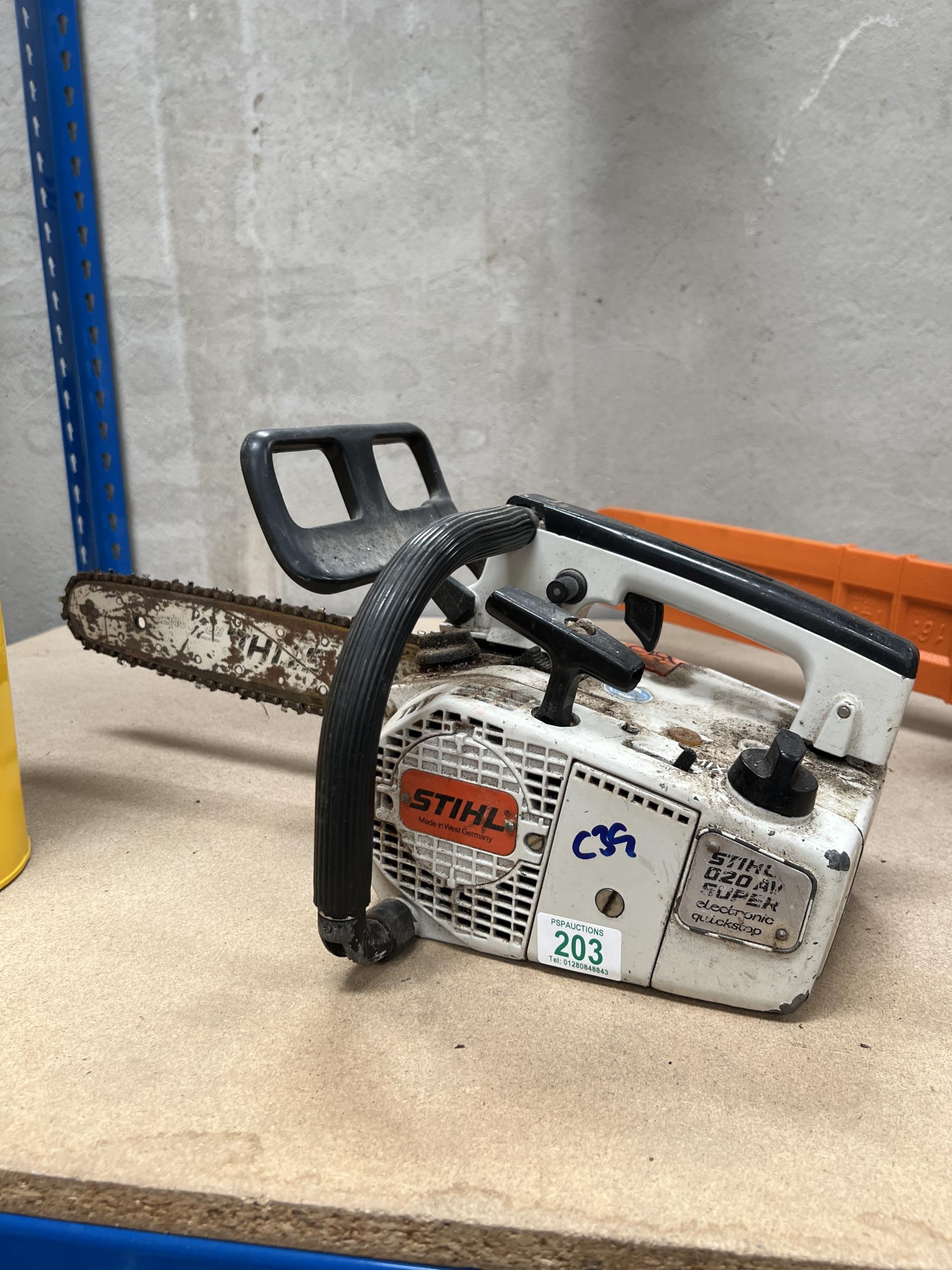 Stihl chainsaw 020AV