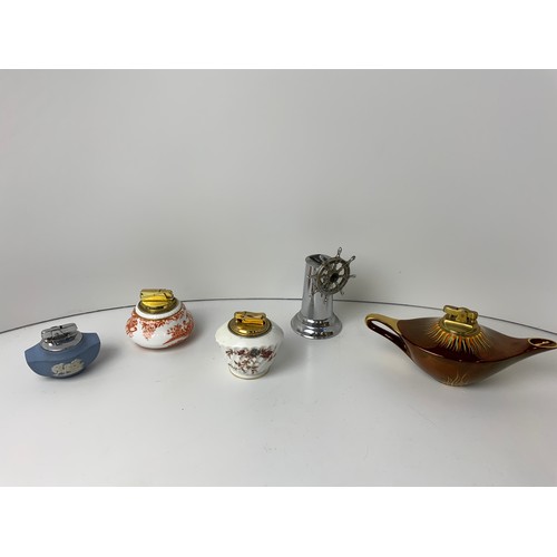 5x Table Lighters - Ships Wheels and Capstans Colibri Crown ... | Barnebys