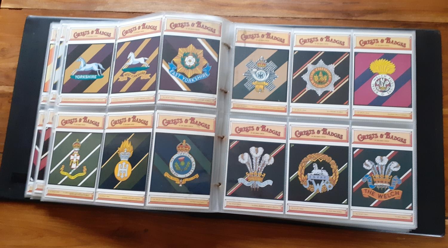Military Crests & Badges Postcards - Album of over 225