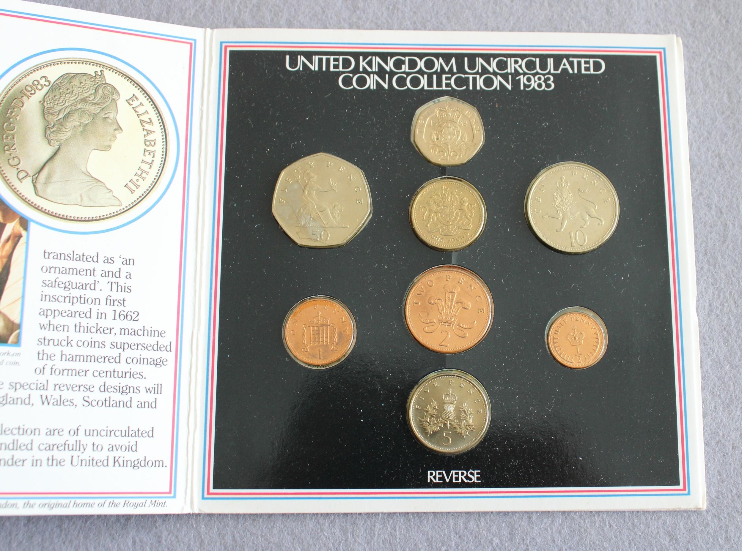 The Royal Mint 1983 UK Brilliant Uncirculated Coin Collection