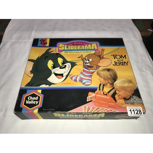 A vintage Chad Valley Tom and Jerry sliderama projector | Barnebys
