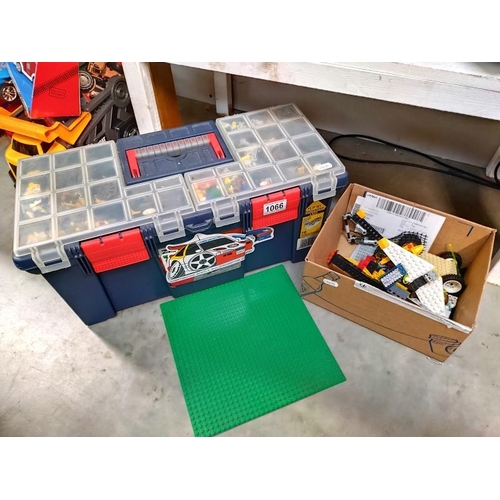 Large plastic tool box of Lego including many mini figures | Barnebys