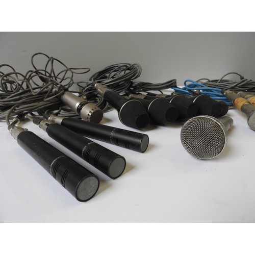 A BEYER DYNAMIC M201 DYNAMIC MICROPHONE, two others, an AKG D202 E1 ...