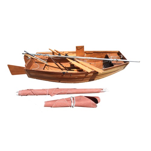 A 'SEAHOPPER' FOLDING PORTABLE SAILING DINGHY