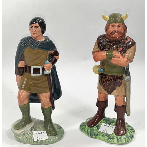 Two Royal Doulton Middle Earth figures: Aragorn HN 2916 & B... | Barnebys