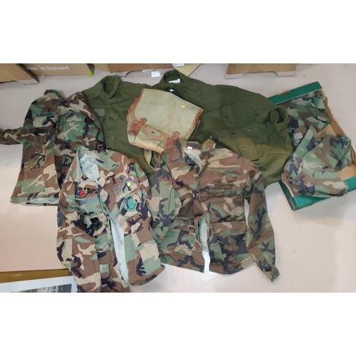 Three second World War era style jackets and two military st... | Barnebys