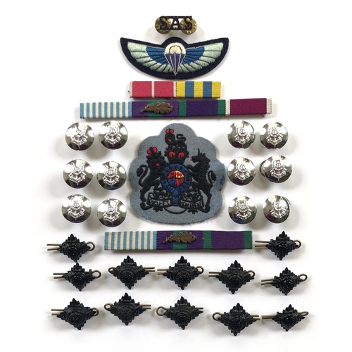 Special Air Service SAS Uniform Badges & Medal Ribbons of Lt Col W.L ...