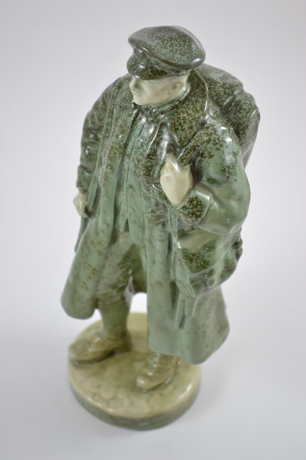 Royal Doulton 'Blighty' Titanian Glazed WWI Solider. Ceramic Figure on ...