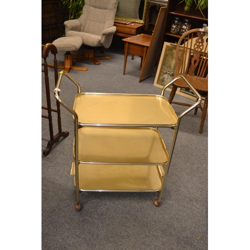 1970s retro three tier tea trolley | Barnebys
