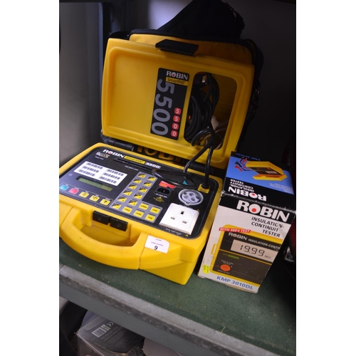 Robin Smart PAT 5500 safety tester, with other Robin electrical safety ...