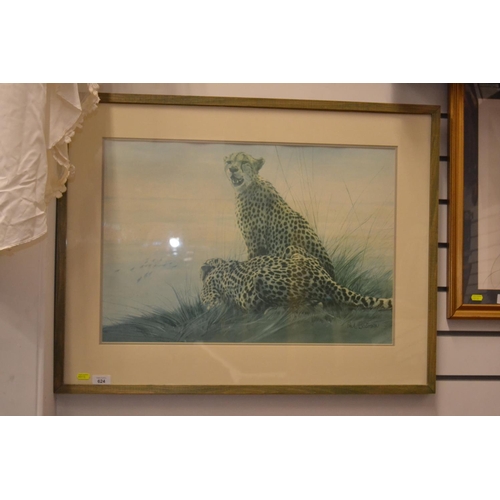 Paul Bosman limited edition print of a pair of cheetahs | Barnebys