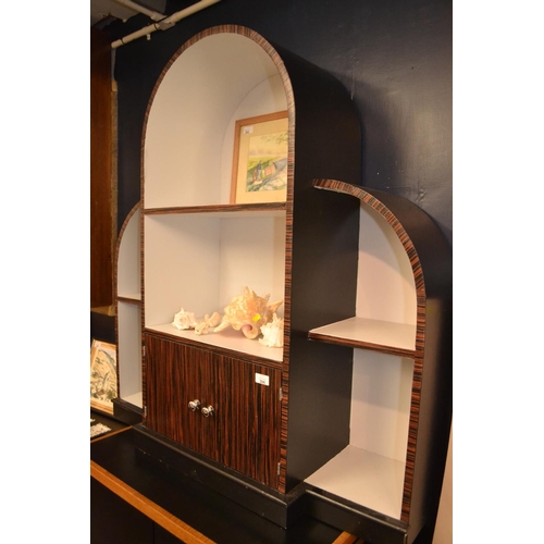 Bespoke made Art Deco style display cabinet 104cm D30cm H112... | Barnebys
